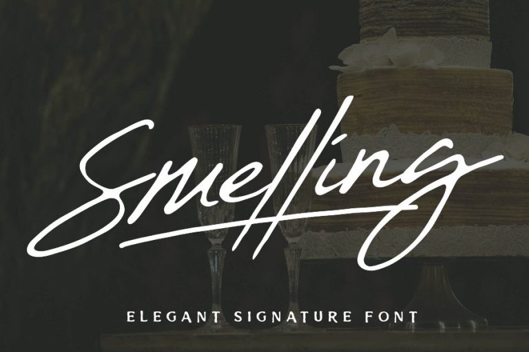 Smelling Font by Lettersiro