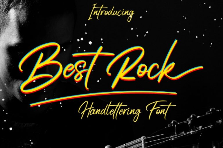 Best Rock Font by Lettersiro