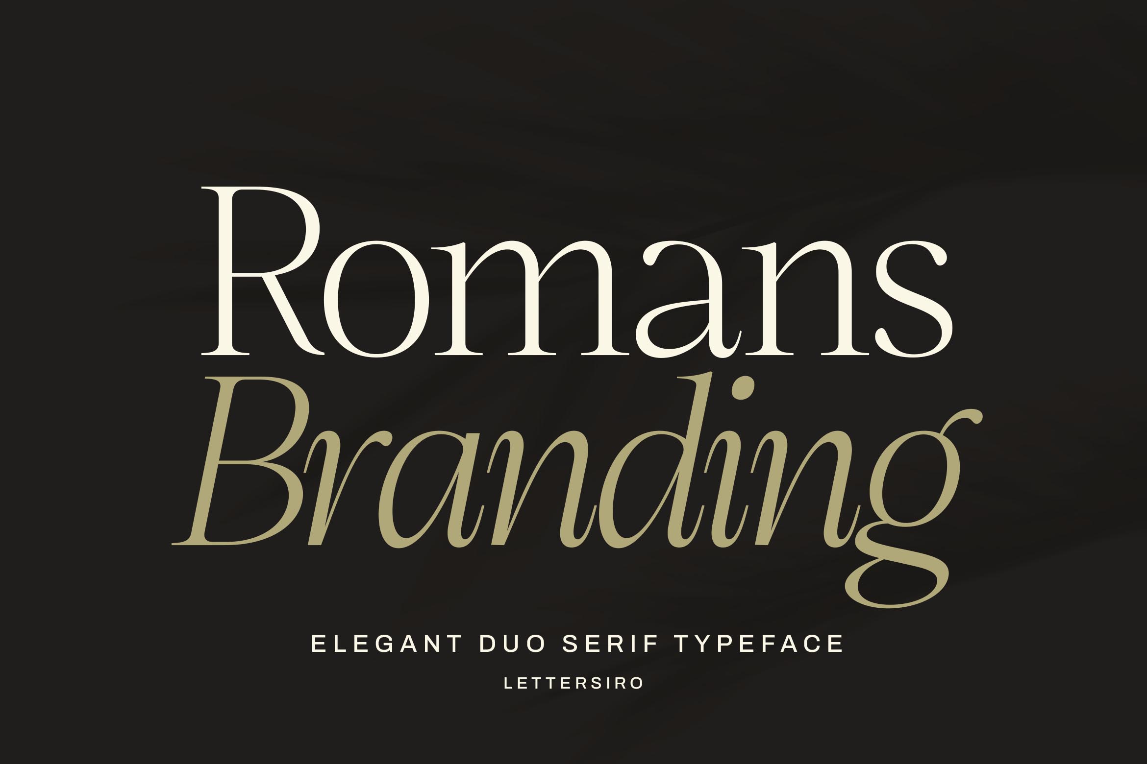 Romans Branding - LetterSiro